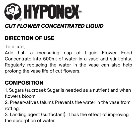 (48 bottles) Hyponex Liquid Flower Food Concentrate (450ml) – APCOTA